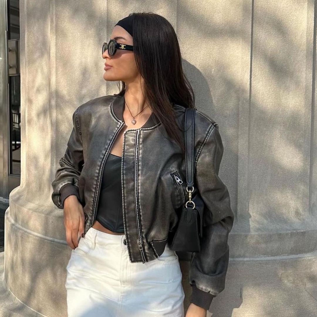 Lady's Locomotive Spring Leather Jacket – Thekittenpark