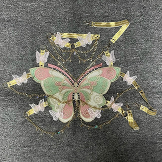 Ultra Short Butterfly Chain Top – Thekittenpark